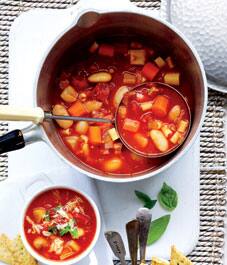 Recipe: Minestrone with pancetta, fagioli and pasta | Style at Home