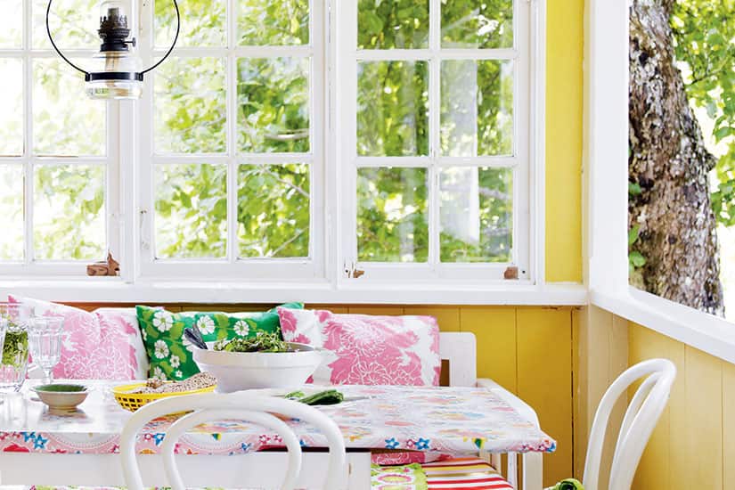 Zesty yellow reigns in this cheery Scandinavian cottage | Style at Home
