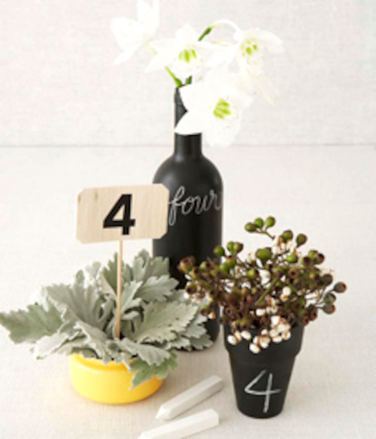 Project: Chalkboard table numbers | Style at Home