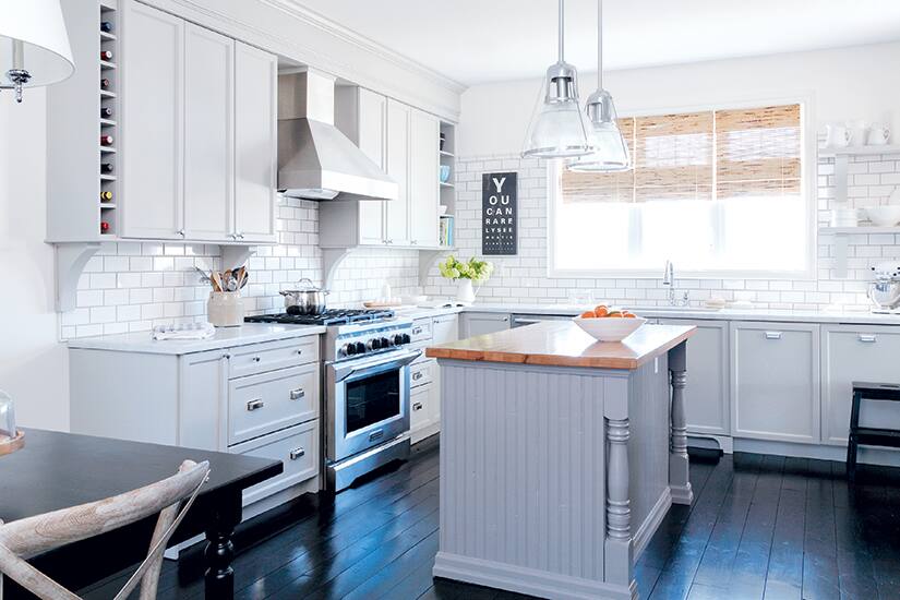 Kitchen design: Builder-basic meets DIY | Style at Home