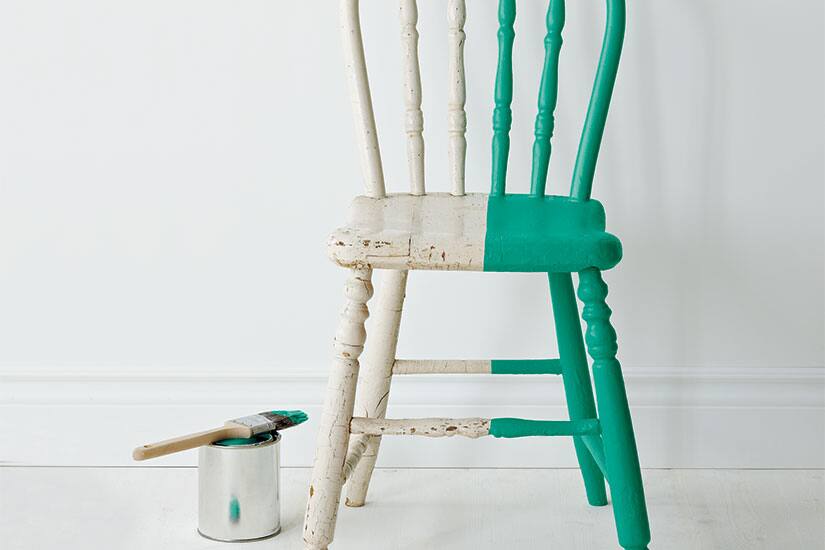 DIY project: Colour-blocked chair | Style at Home