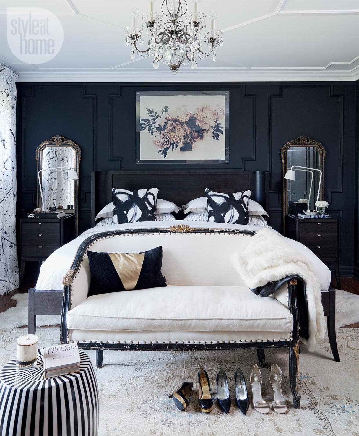 These dark & dramatic rooms will convince you to be more daring with ...
