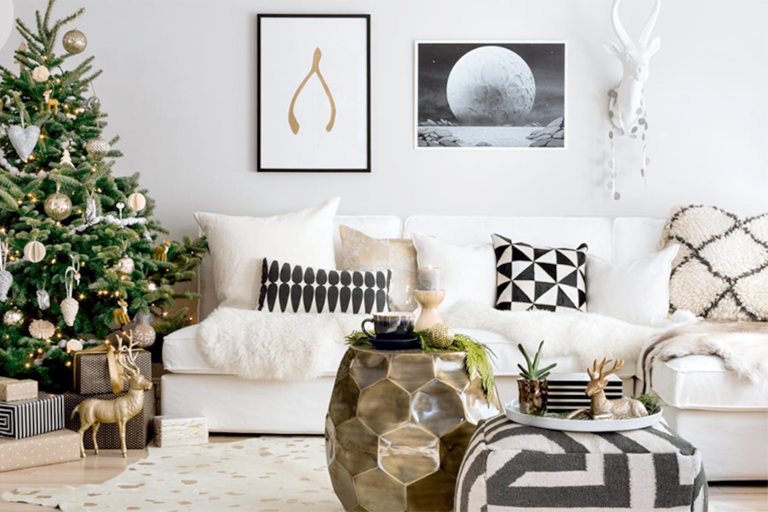 Modern Scandi-chic Christmas home with Norwegian style | Style at Home