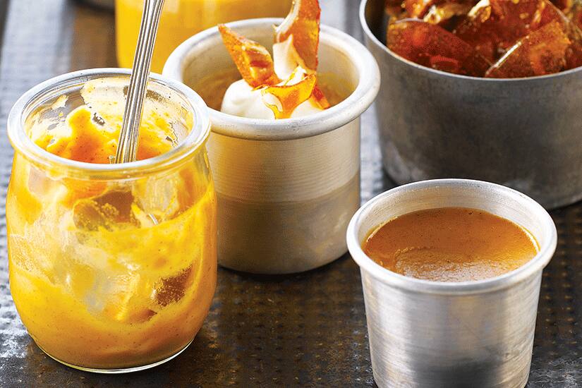 Recipe: Baby pumpkin puddings with cinnamon whipped cream and pecan ...