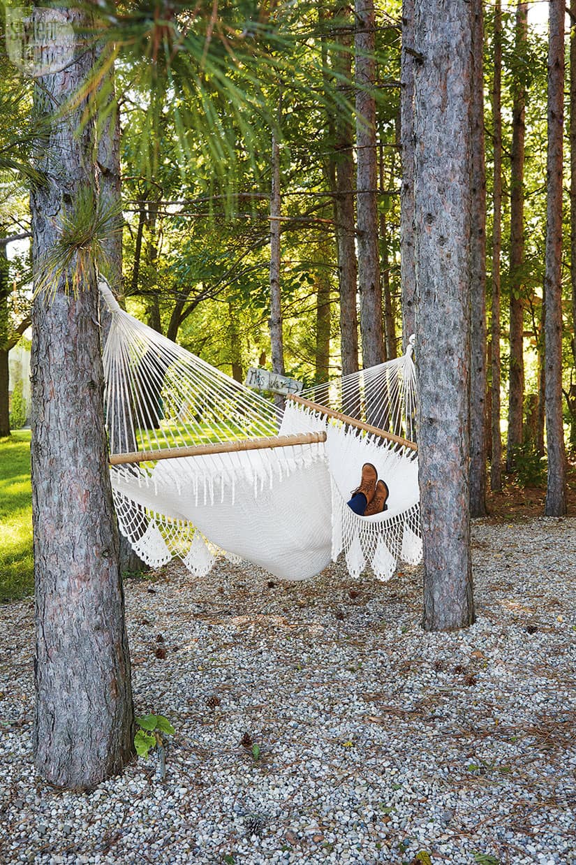 Tour this rustic retreat among the treetops | Style at Home