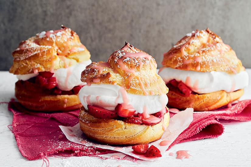 Recipe: Strawberry cream puffs | Style at Home