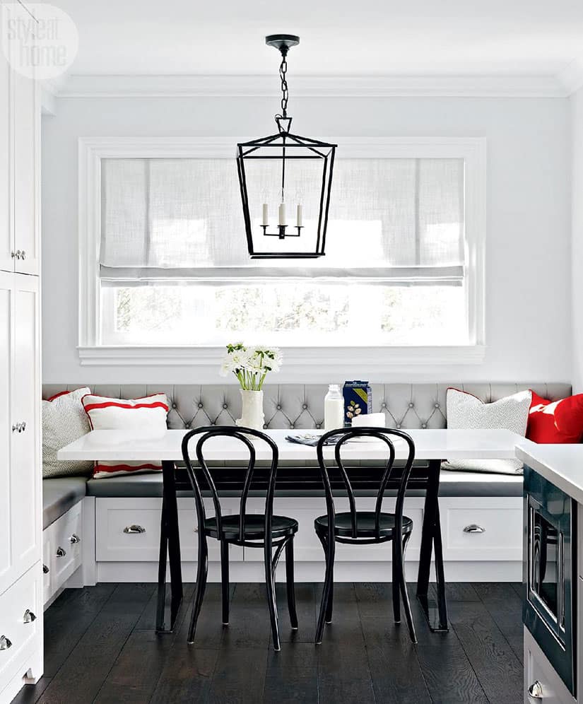 8 eat-in kitchens featuring charming banquettes | Style at Home
