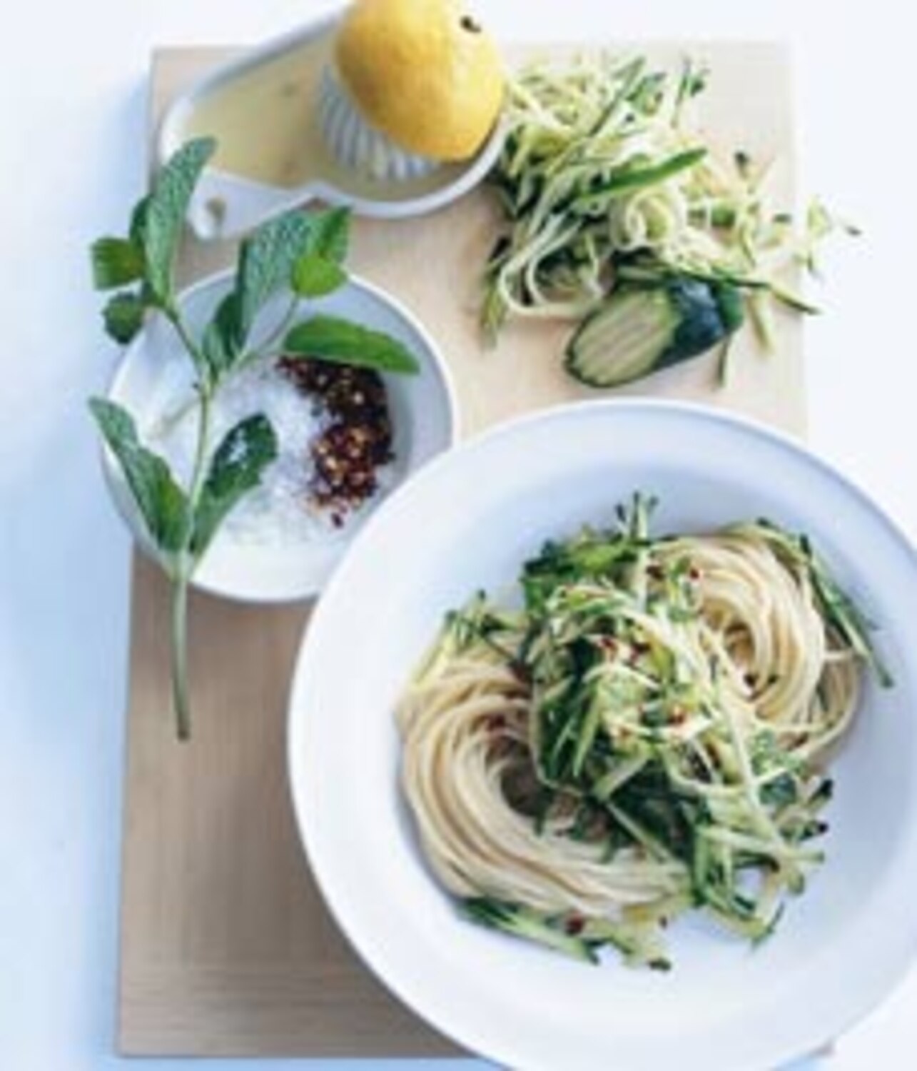 Recipe: Mint and zucchini pasta | Style at Home