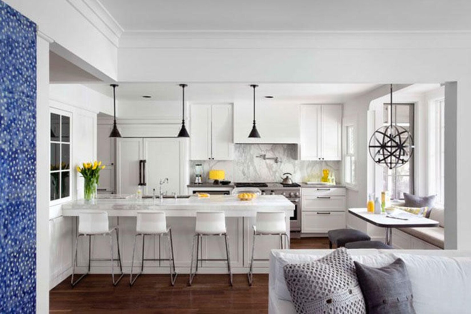 12 bright white kitchens | Style at Home