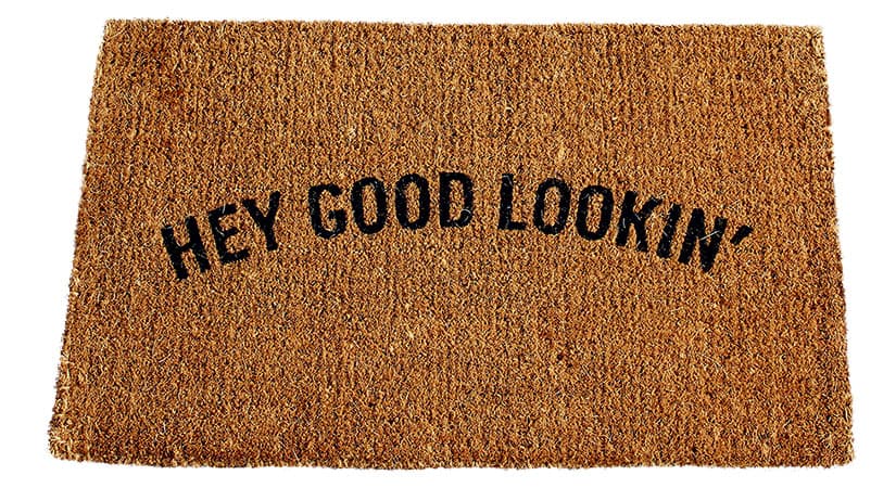 Give your home a good first impression with a fun welcome mat | Style ...