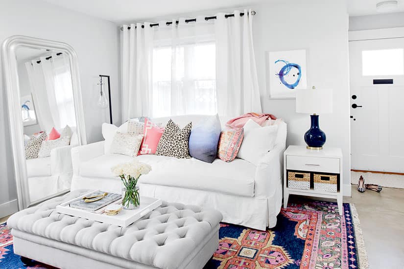 Touches of pink, leopard and gold make Jillian Harris' part-time home a ...