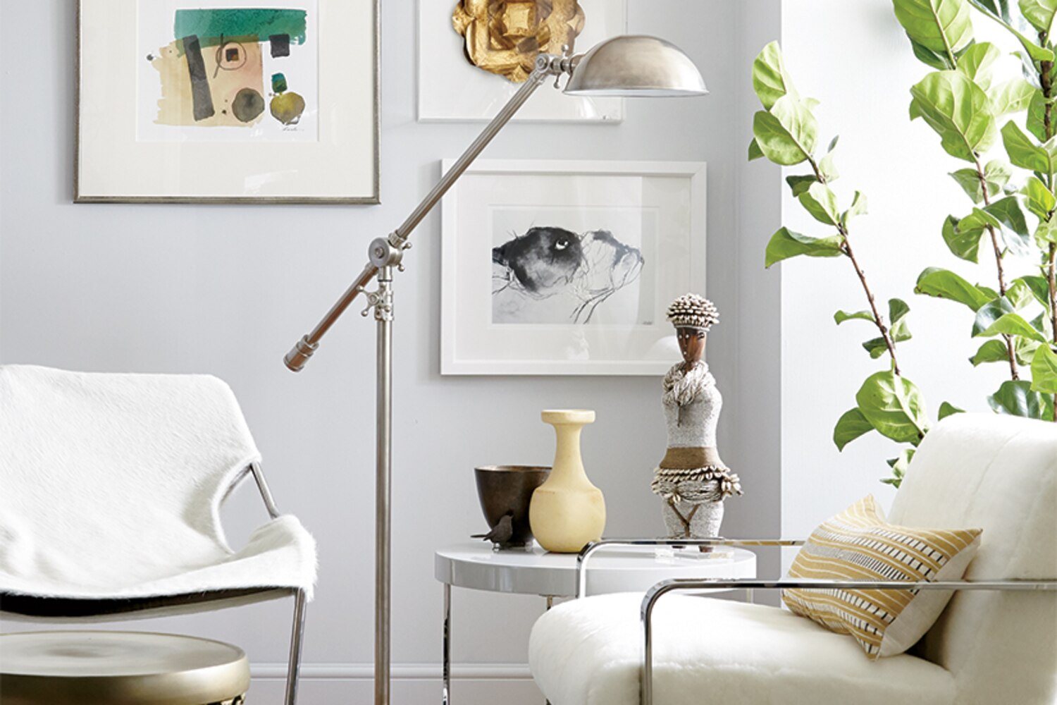 High/low: Contemporary sitting room | Style at Home