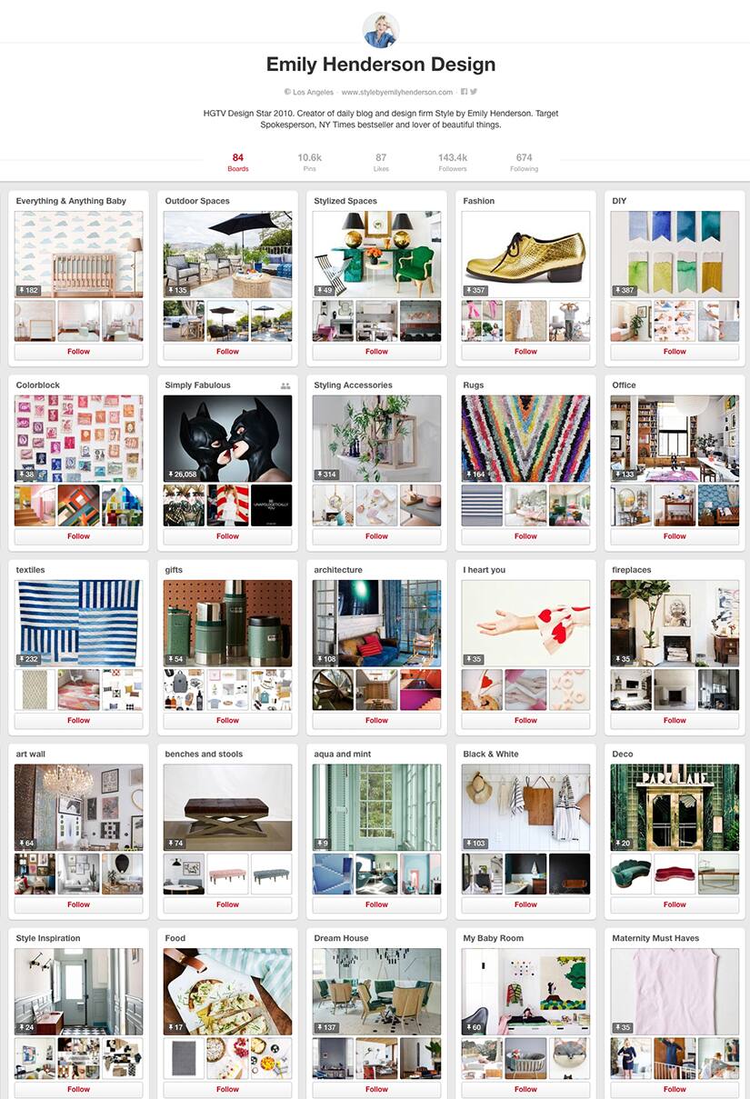10 design accounts to follow on Pinterest | Style at Home